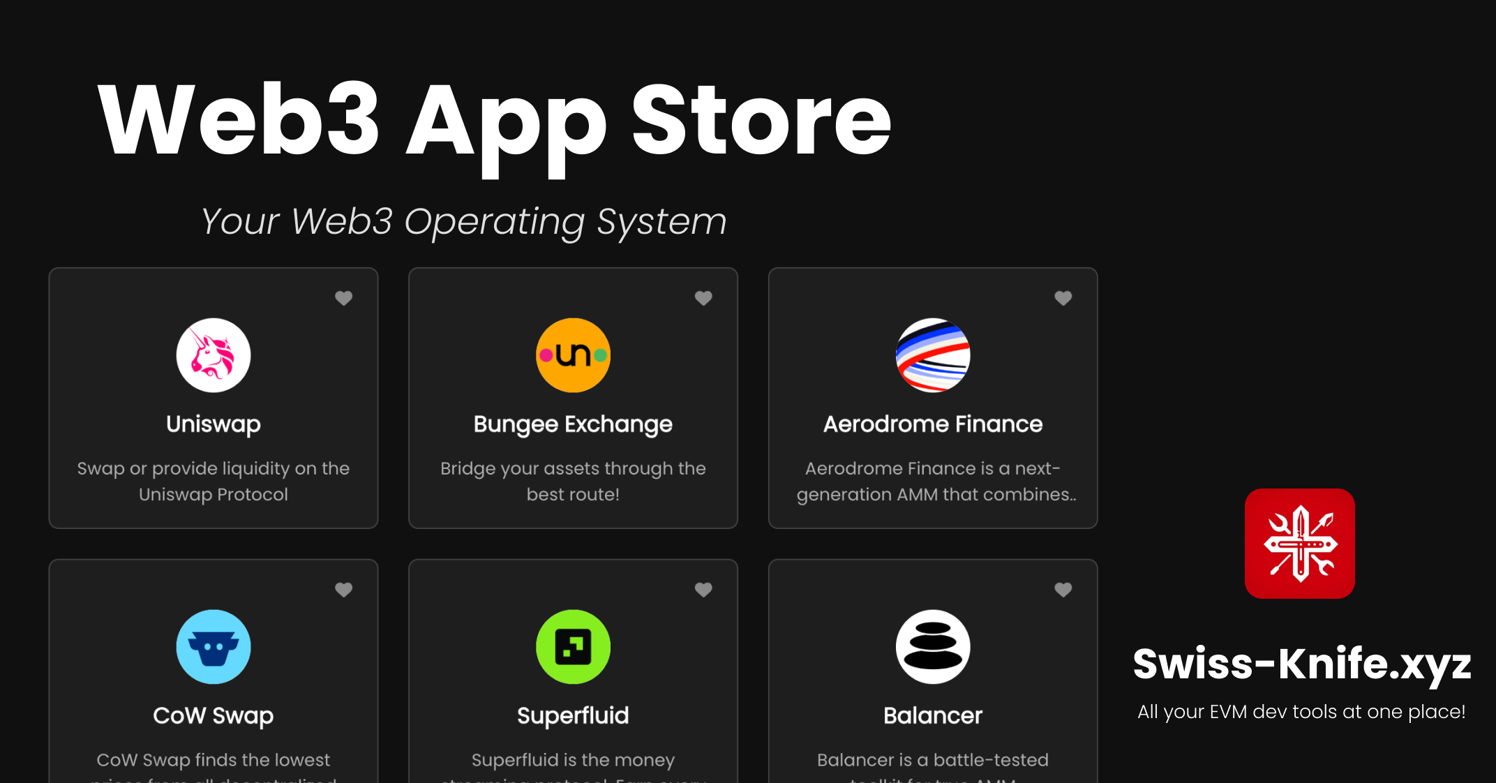 Web3 App Store | Swiss-Knife.xyz
